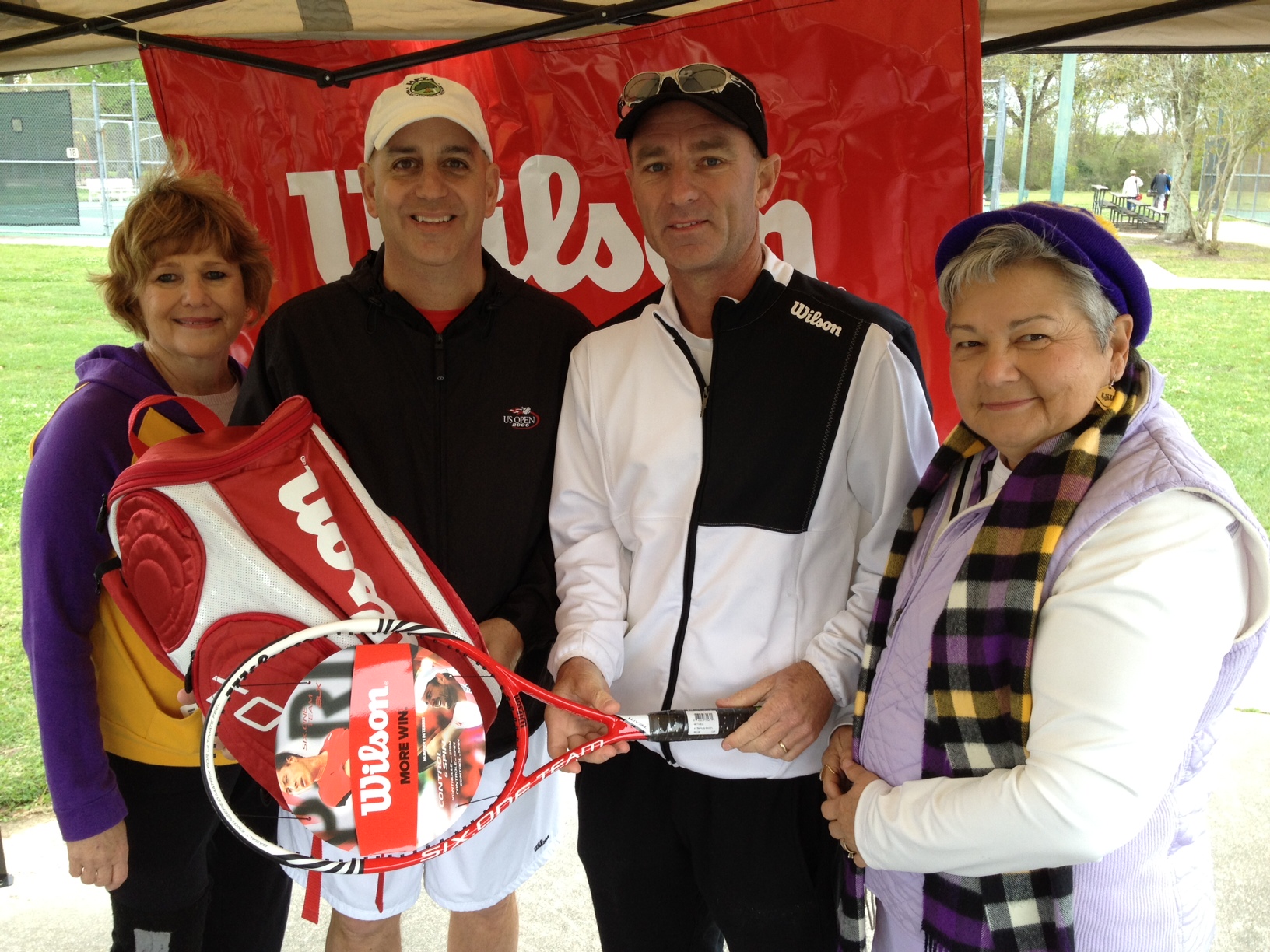 Iain Pound of Wilson, Sandra Harshbarger, Joycelyn LeBlanc and Rusty ...